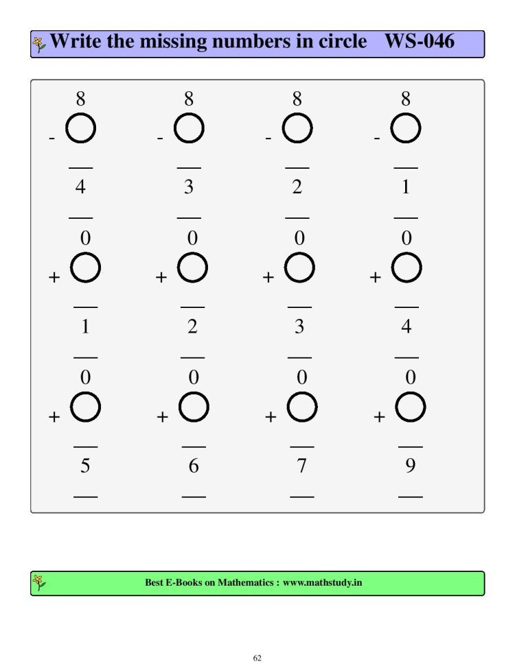 engaging math worksheets for class 1 - Best E-books, Mathematics ...
