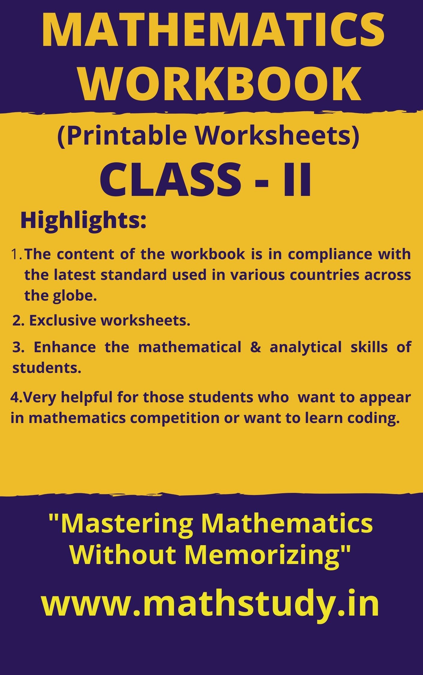 MATHEMATICS WORKBOOK CLASS II Printable Worksheets Mathematics