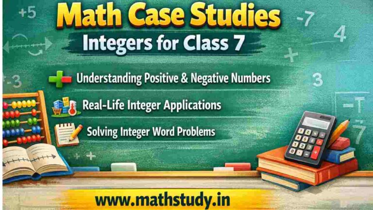 Math Case Studies Integers for Class 7 - Best E-books, Mathematics ...