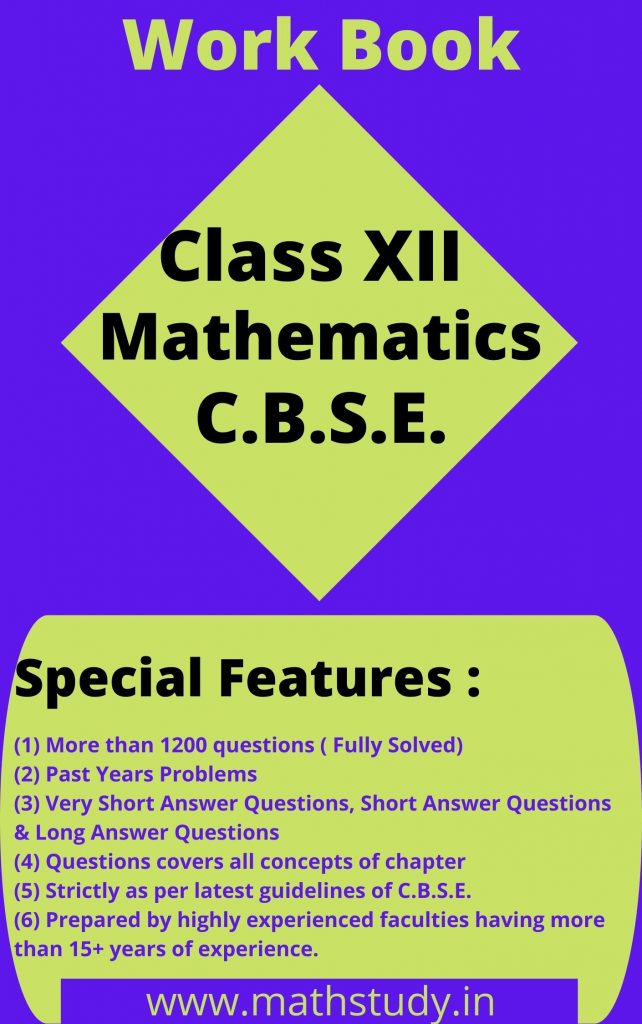 HOTS & IMPORTANT QUESTIONS MATHEMATICS CLASS 12 CBSE - Best E-books, Mathematics, Astrology ...