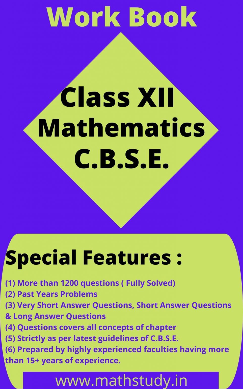 Mathematics Work Book Class XII C B S E Fully Solved Best E mathematics-work-book-class-xii-c-b-s-e-fully-solved-best-e