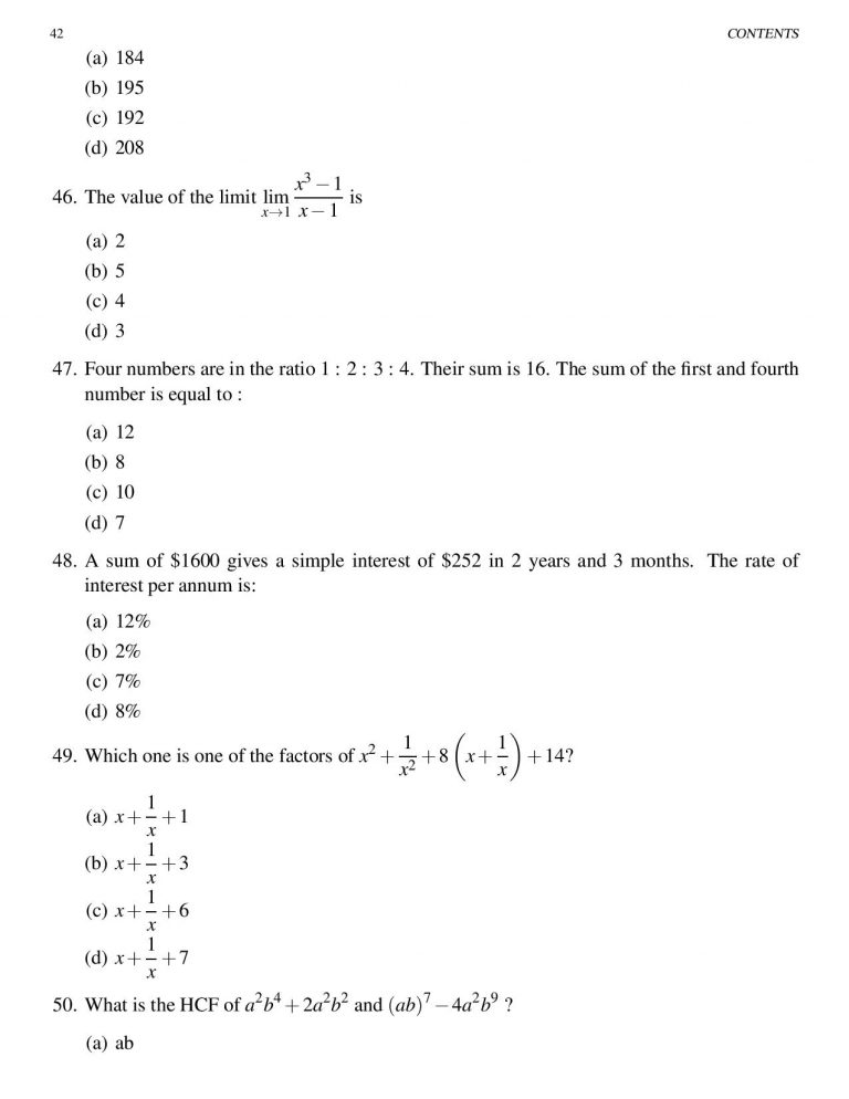Sat Mathematics Level 2 Practice Test Answers Archives Mathematics E 