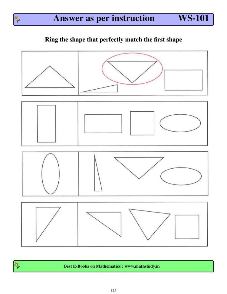 cbse and ncert worksheet for class 1 maths & 1 grade worksheet free ...