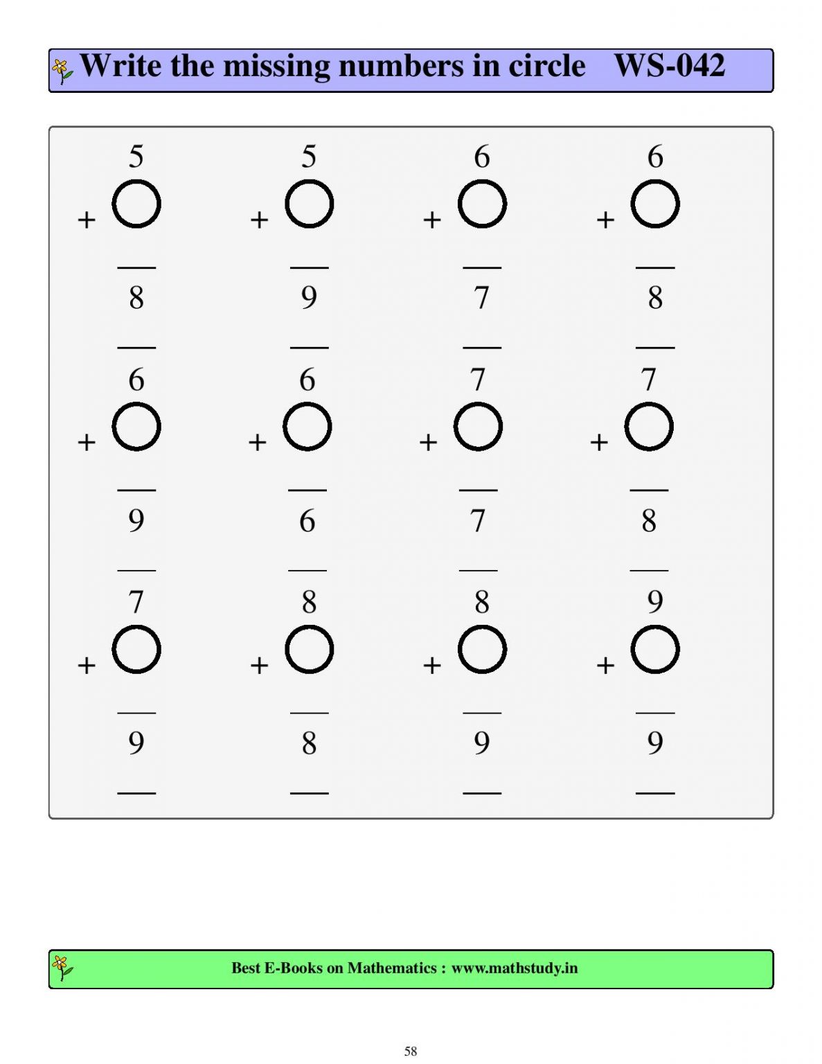 Class 1 Maths Worksheets Pdf Best E books Mathematics Astrology