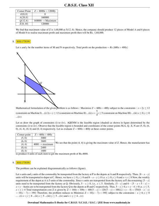Mathematics -Work Book Class XII - C.B.S.E. ( Fully Solved ) - Best E-books, Mathematics ...