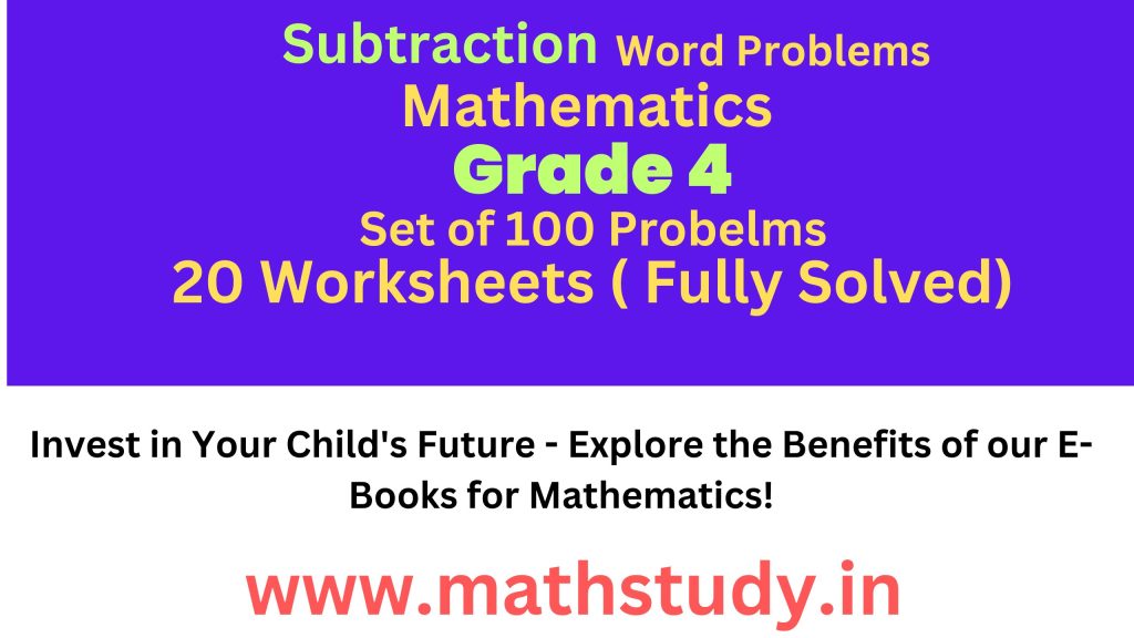 Subtraction Word Problems For 4th Grade Best E books Mathematics subtraction-word-problems-for-4th-grade-best-e-books-mathematics