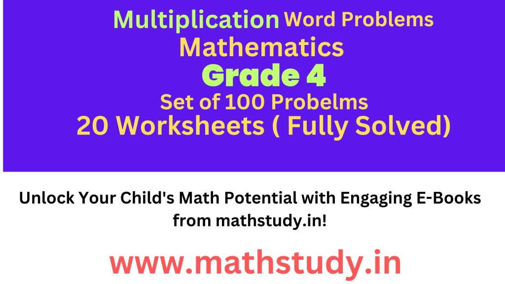 Multiplication Word Problems For 4th Grade Best E books Mathematics Multiplication Word Problems For 4th Grade Best E books Mathematics