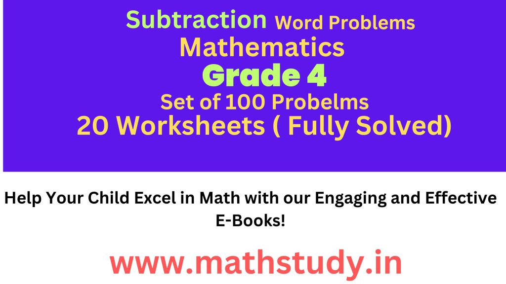 Subtraction Word Problems For 4th Grade Best E books Mathematics subtraction-word-problems-for-4th-grade-best-e-books-mathematics